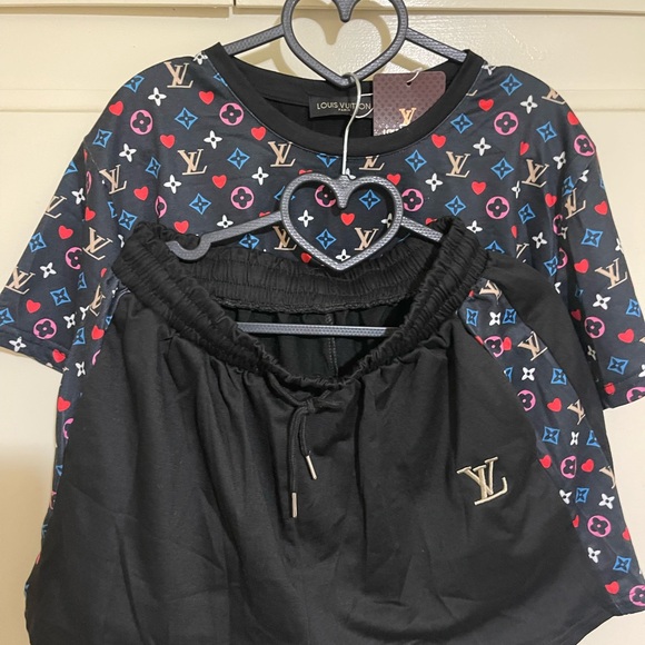 Louis Vuitton | Tops | Nwt Louis Vuitton Multicolor Monogram Top With ...